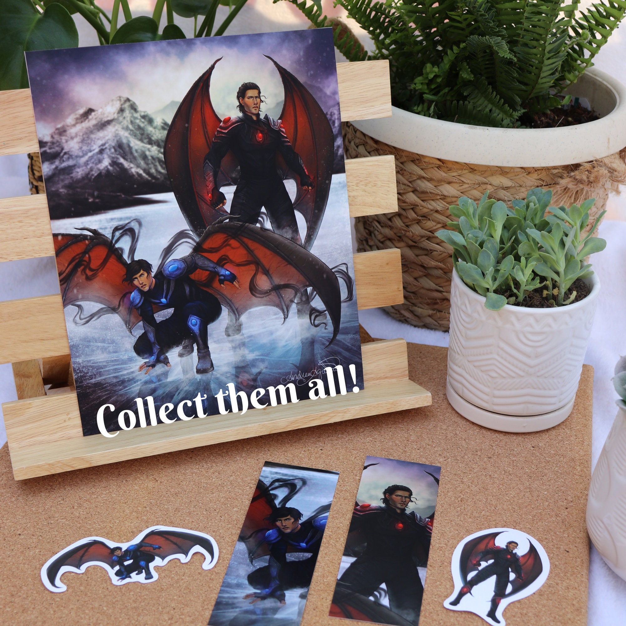 Bat Boys Fanart Cassian Azriel Fanart ACOWAR Shadowsinger - Etsy