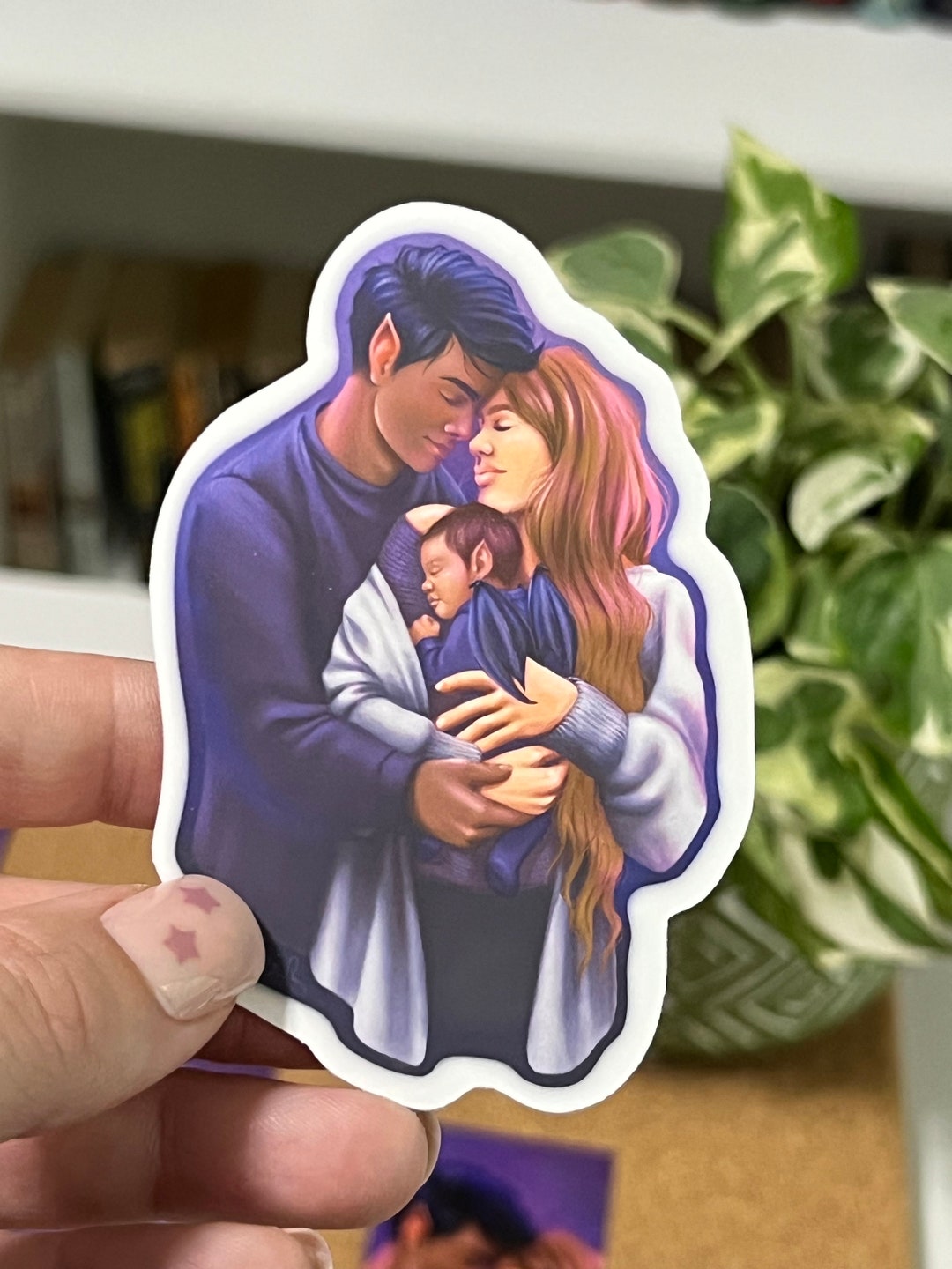 Night Court Sticker Rysand Fanart Feyre Nyx Acosf Sticker Book Fanart ...