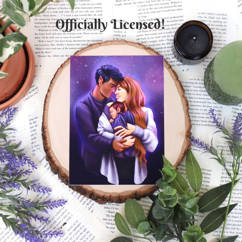 Night Court Fanar Print, Rhysand and Feyre Fanart, Nyx, Curse Breaker, ACOTAR, Officially ...