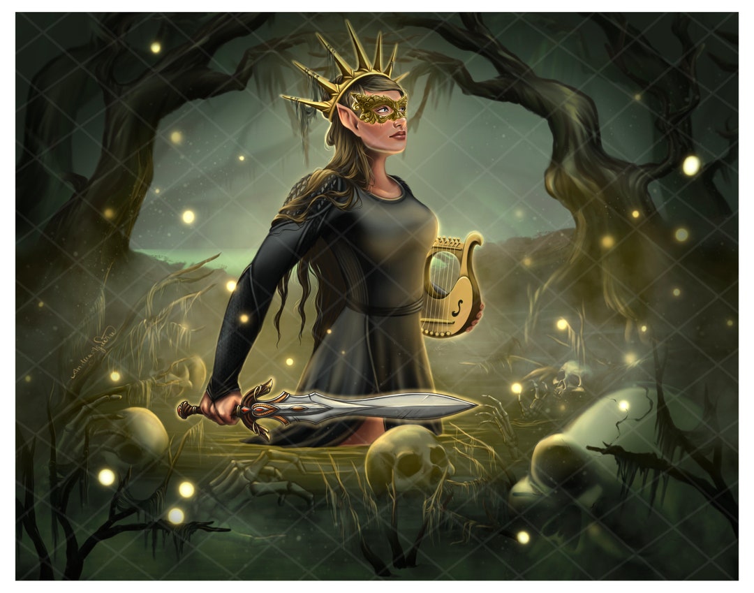 Nesta Fanart Book Fanart Print Nesta Art A Court of Silver Flames ...