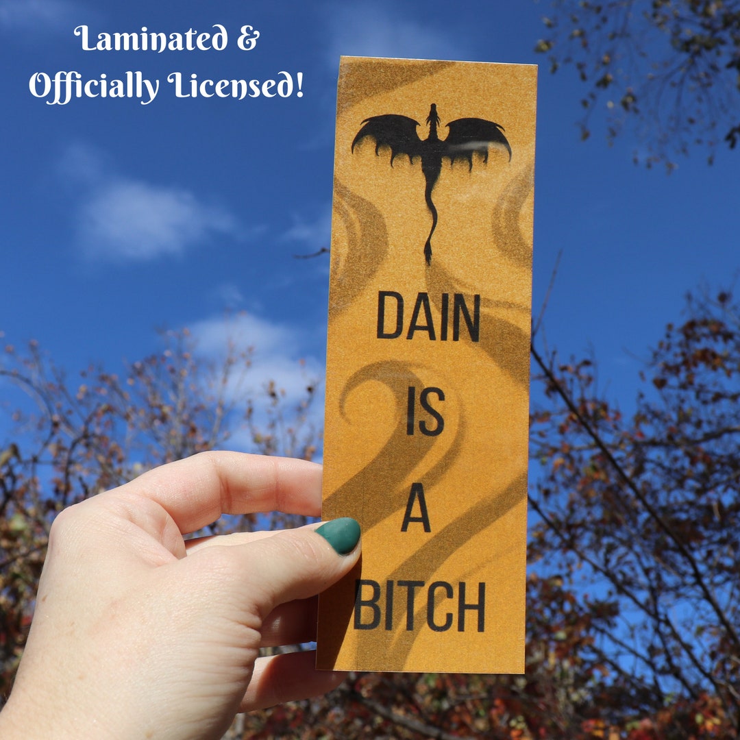 Dain is a Bitch Fourth Wing Fanart Fantasy Book Lover Gift for Her Best ...