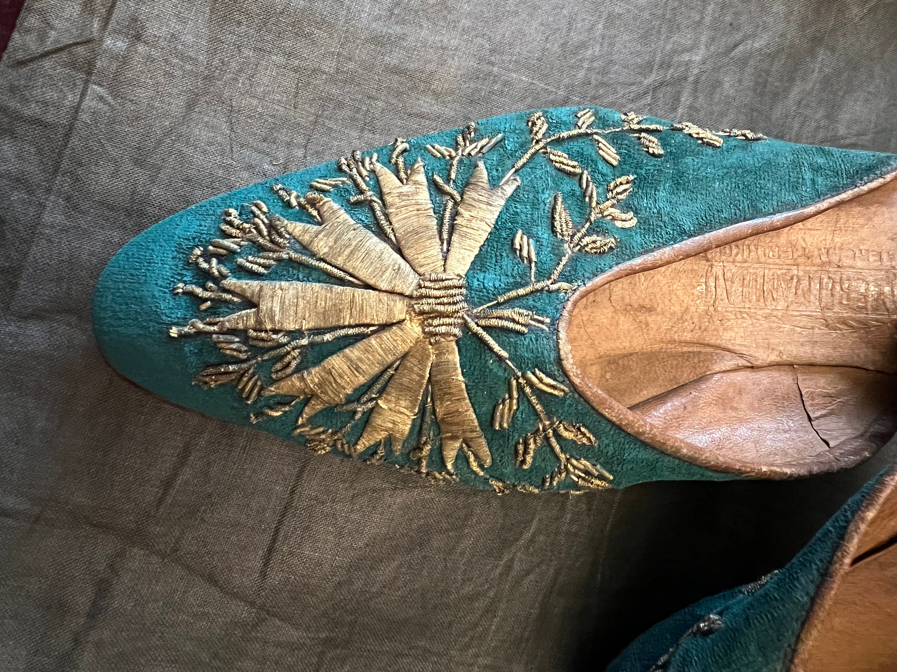 Antique Ottoman Handmade Women Slippers - Etsy