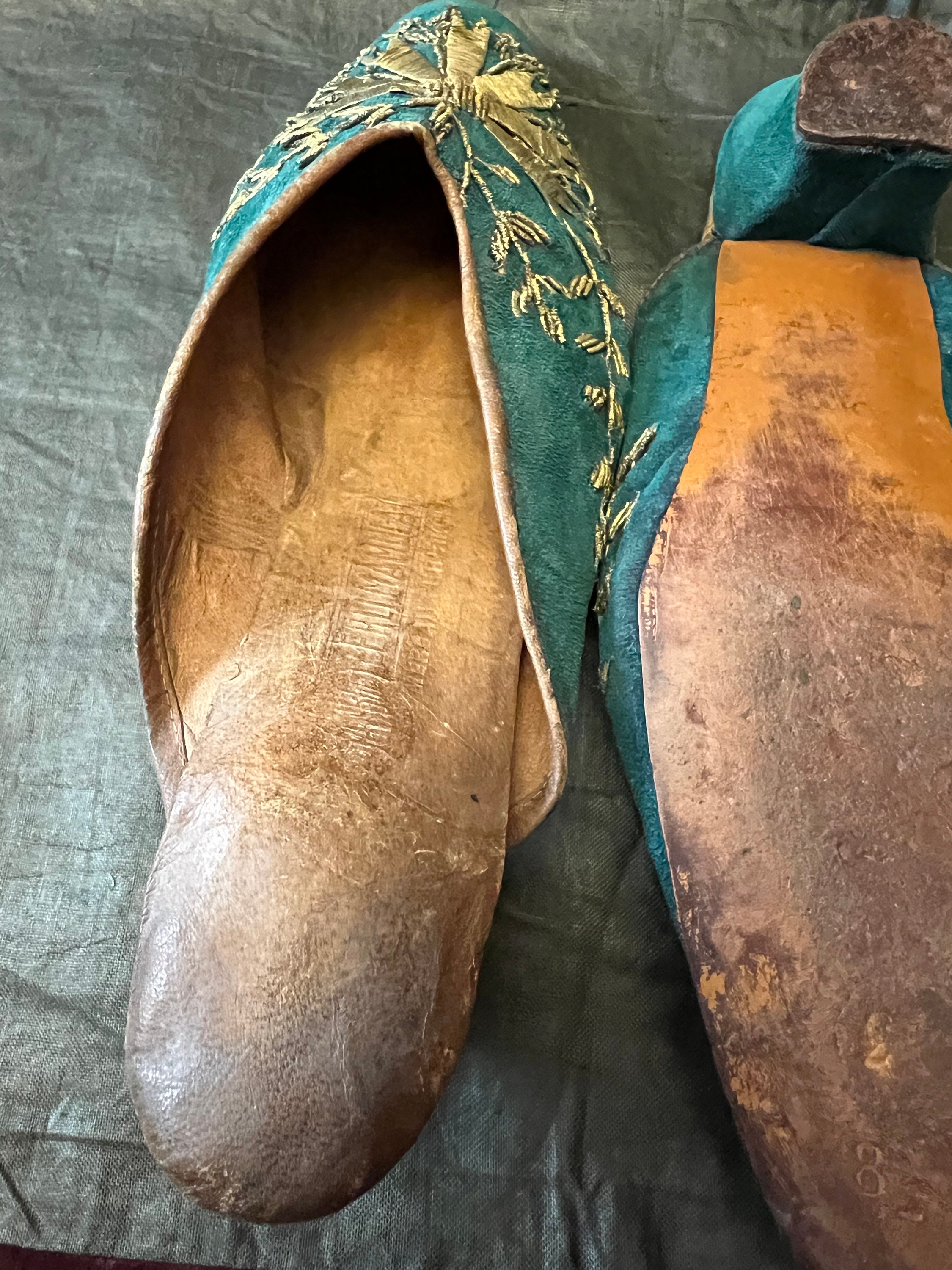 Antique Ottoman Handmade Women Slippers - Etsy