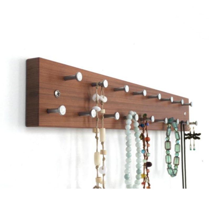 Necklace Rack in Reclaimed Wood - Etsy