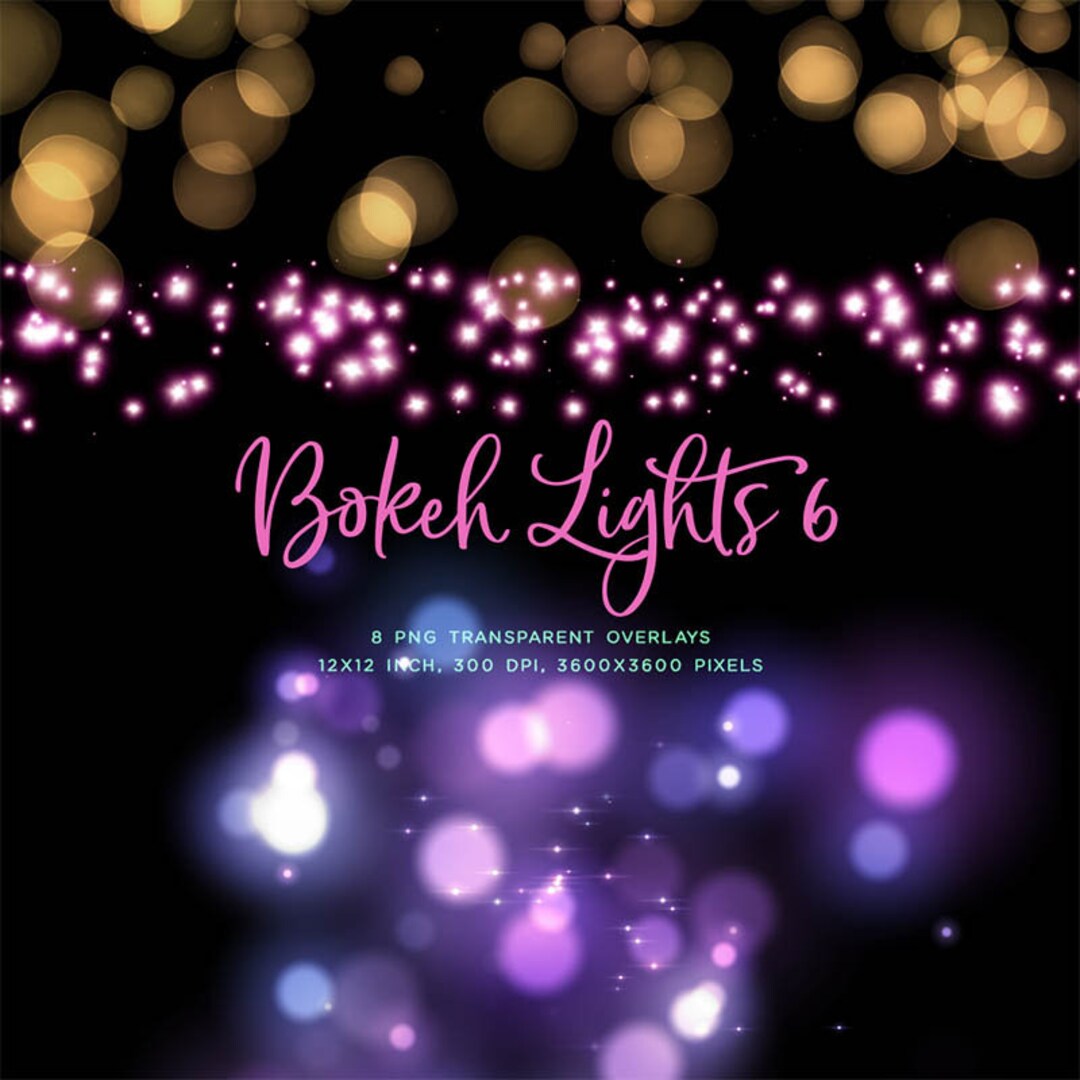 Bokeh Lights 06 Overlays Clip Art 8 PNG Transparent Overlays High ...