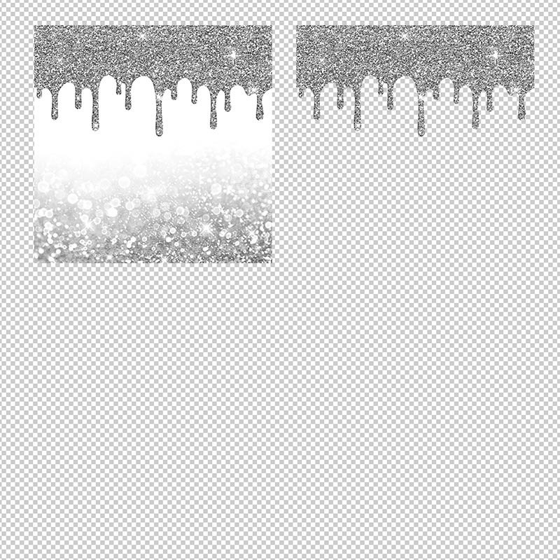 Silver and Glitter Drips - Backgrounds & PNG Transparent Images High ...