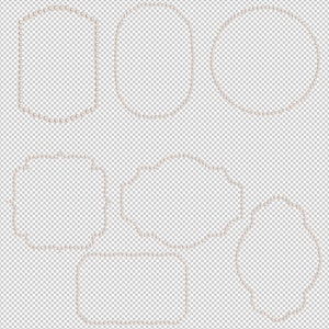 Pearls Frames 1 Pearl Clip Art Luxury Pearls Wedding - Etsy