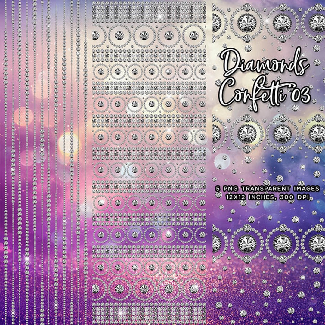 Diamonds Confetti 03 Clip Art Gemstone - 5 PNG Transparent Images High ...