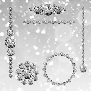 Luxury Diamonds Clip Art Sparkly Bling Gemstone - 11 PNG Transparent ...