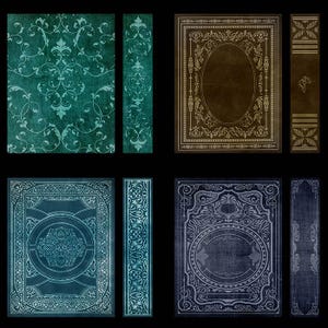 Ornate Book Covers With Designs With Spine Vol 1 Variation - 28 High ...
