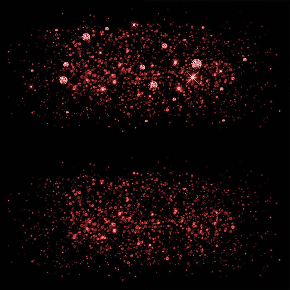 Red Round Glitter Dust & Diamonds 01 - Sparkly 8 PNG Transparent ...