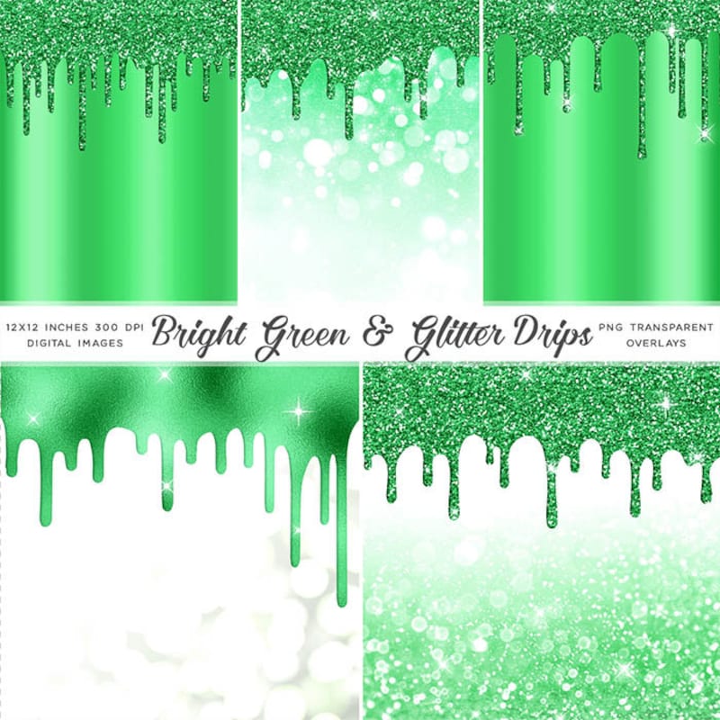 Green Drip - Etsy
