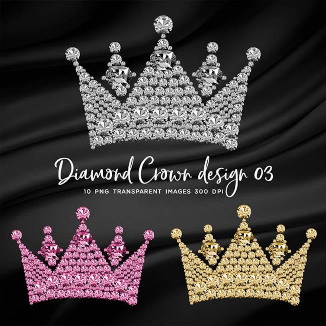 Diamond Crown Design 03 - 10 PNG Transparent Images High Resolution ...
