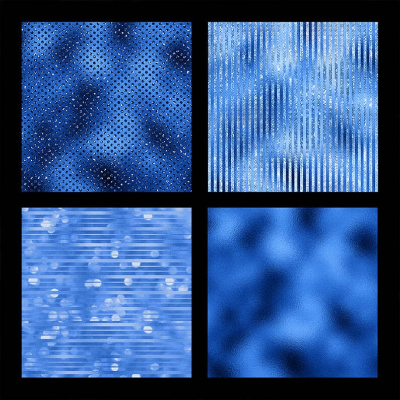 Luxury Royal Blue Backgrounds Vol2 Glitter Foil Texture Digital Paper ...