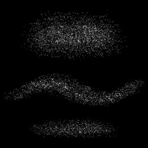 Silver Dust 01 - 6 PNG Transparent Overlays High Resolution - Instant ...