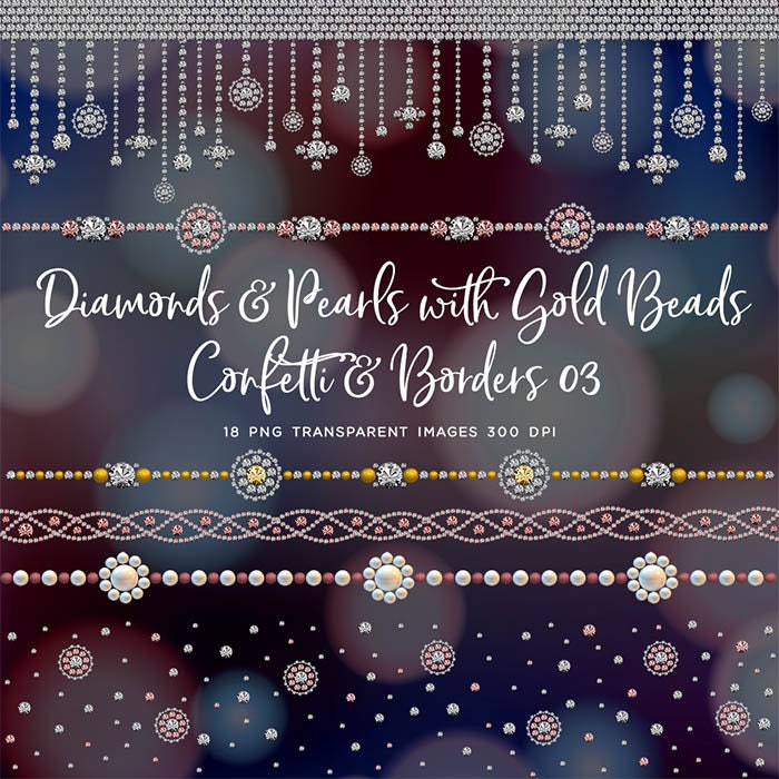 Diamonds And Pearls Clipart