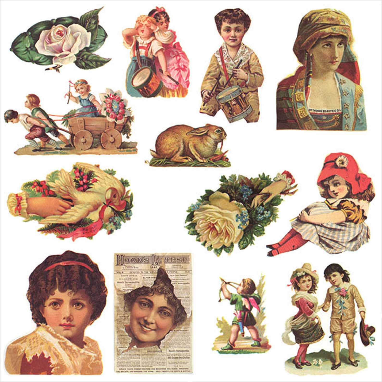 Victorian Vignettes Clip Art 30 High Resolution Images - Etsy UK