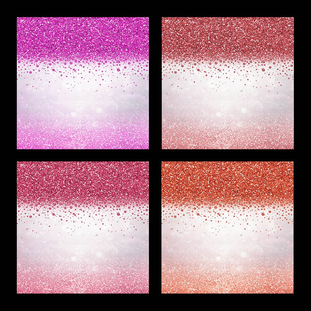 Glitter Ombre Digital Paper Clip Art Instant Download - Etsy