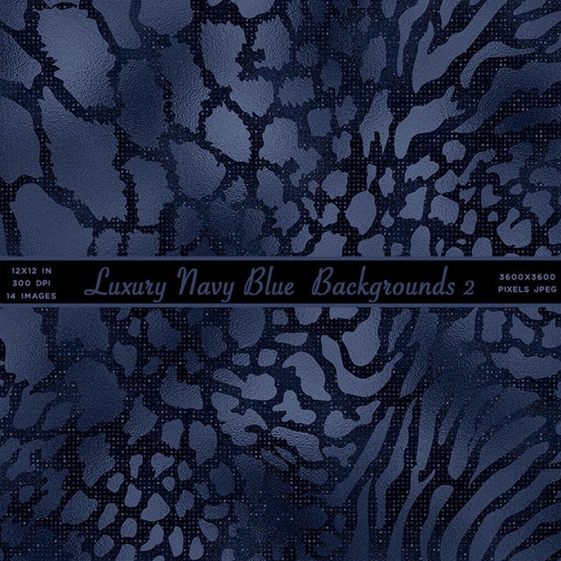 Luxury Navy Blue Backgrounds Vol2 Glitter Foil Texture Digital - Etsy