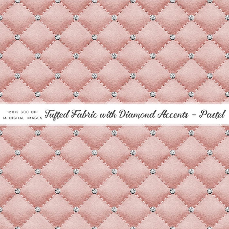 Tufted Fabric With Diamonds pastel Colors Digital Paper - Etsy