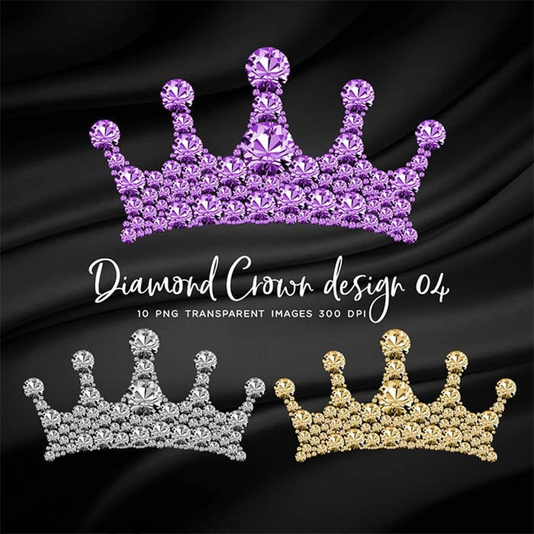 Diamond Crown Design 04 - 10 PNG Transparent Images High Resolution ...