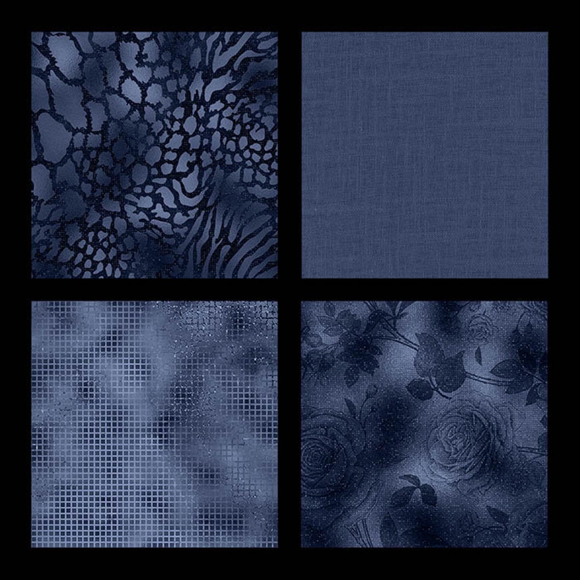 Luxury Navy Blue Backgrounds Vol2 Glitter Foil Texture Digital - Etsy