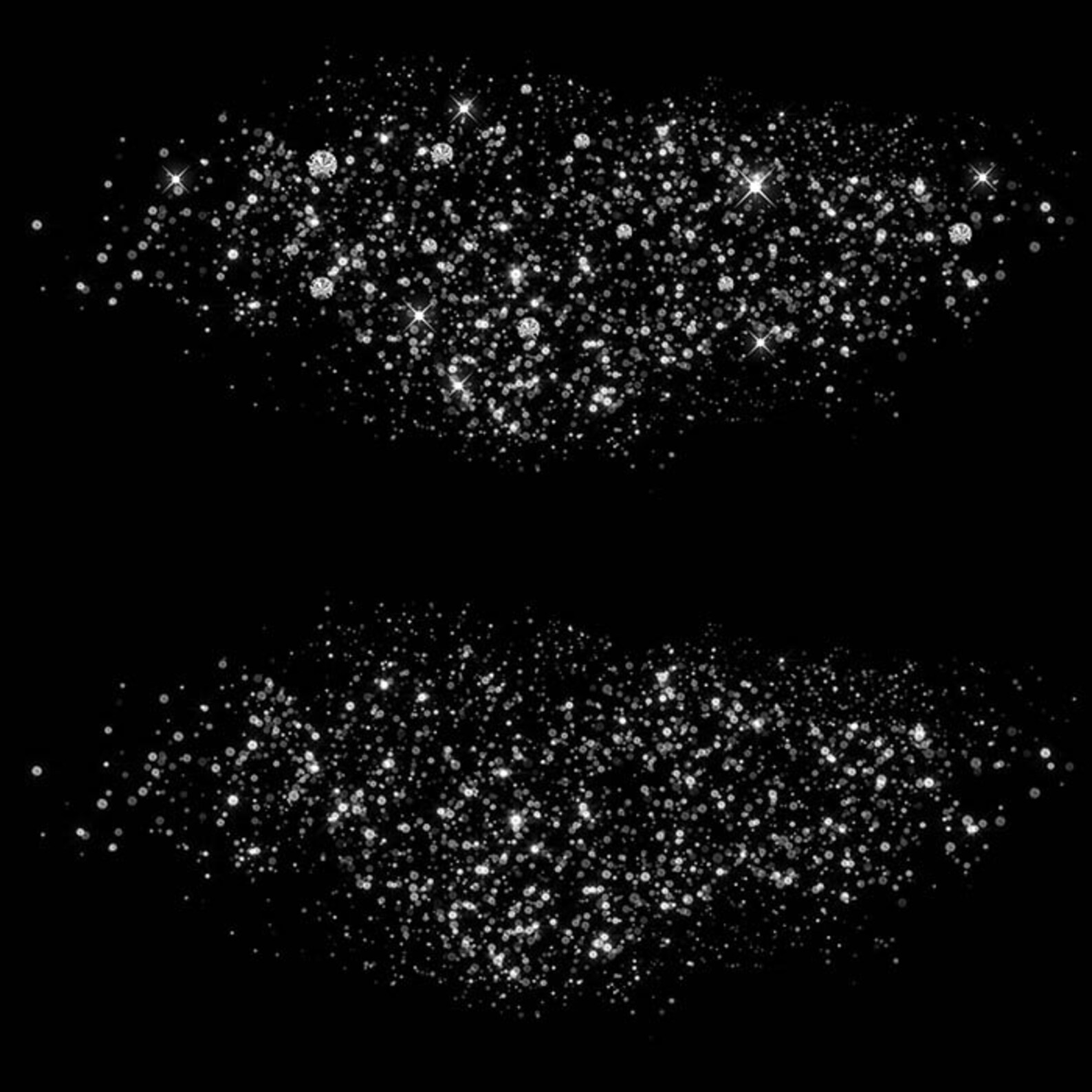 Silver Round Glitter Dust & Diamonds 01 - Sparkly 8 PNG Transparent ...