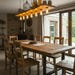 Large Live Edge Olive Wood Slab Pendant Chandelier for Dining Table ...