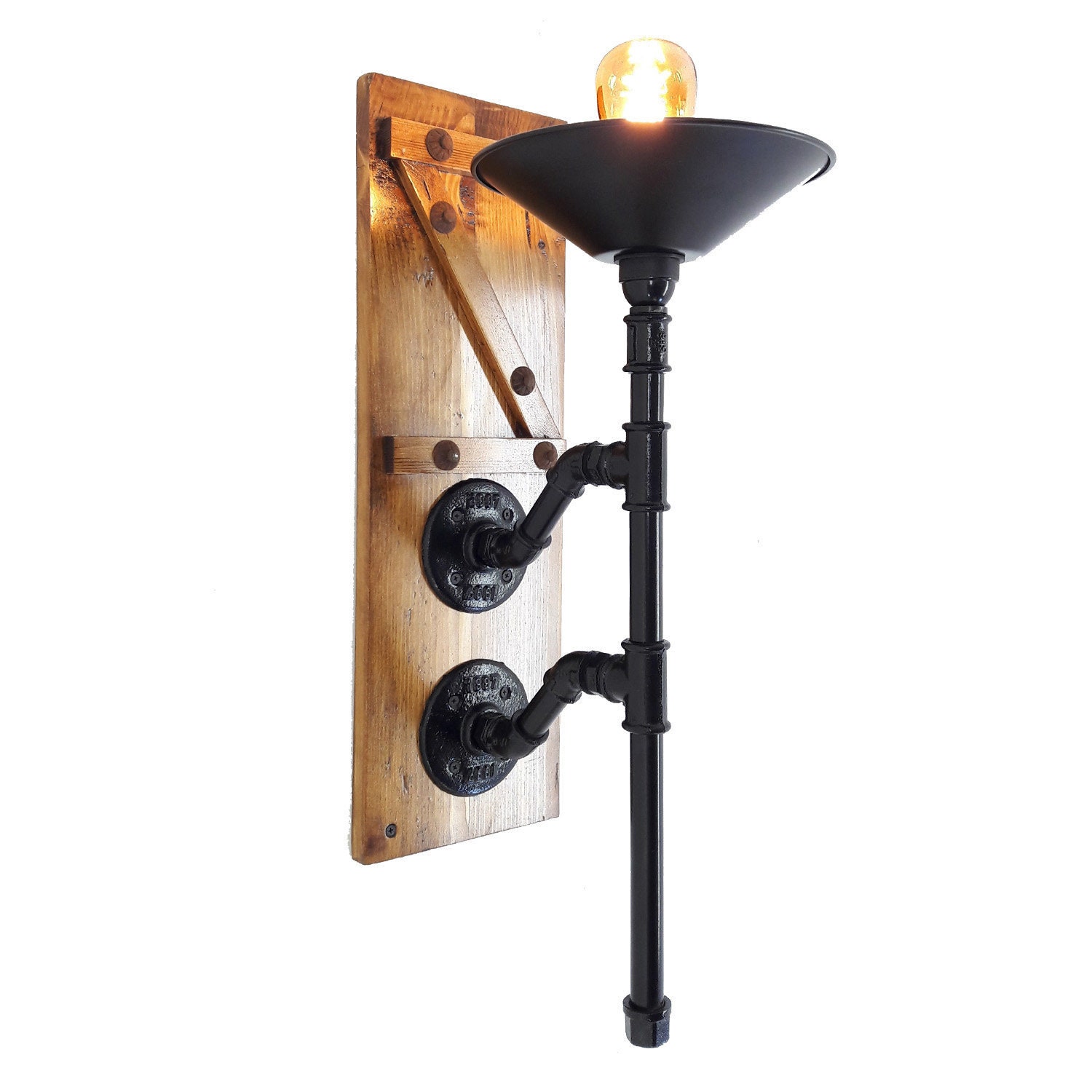 Industrial Wall Sconce Steampunk Wall Lamp Rustic Lighting | Etsy