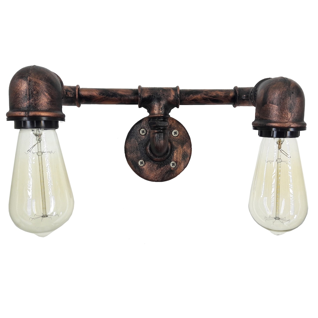 Industrial Wall Sconce, Steampunk Wall Lamp, Rustic Wall Lighting for ...