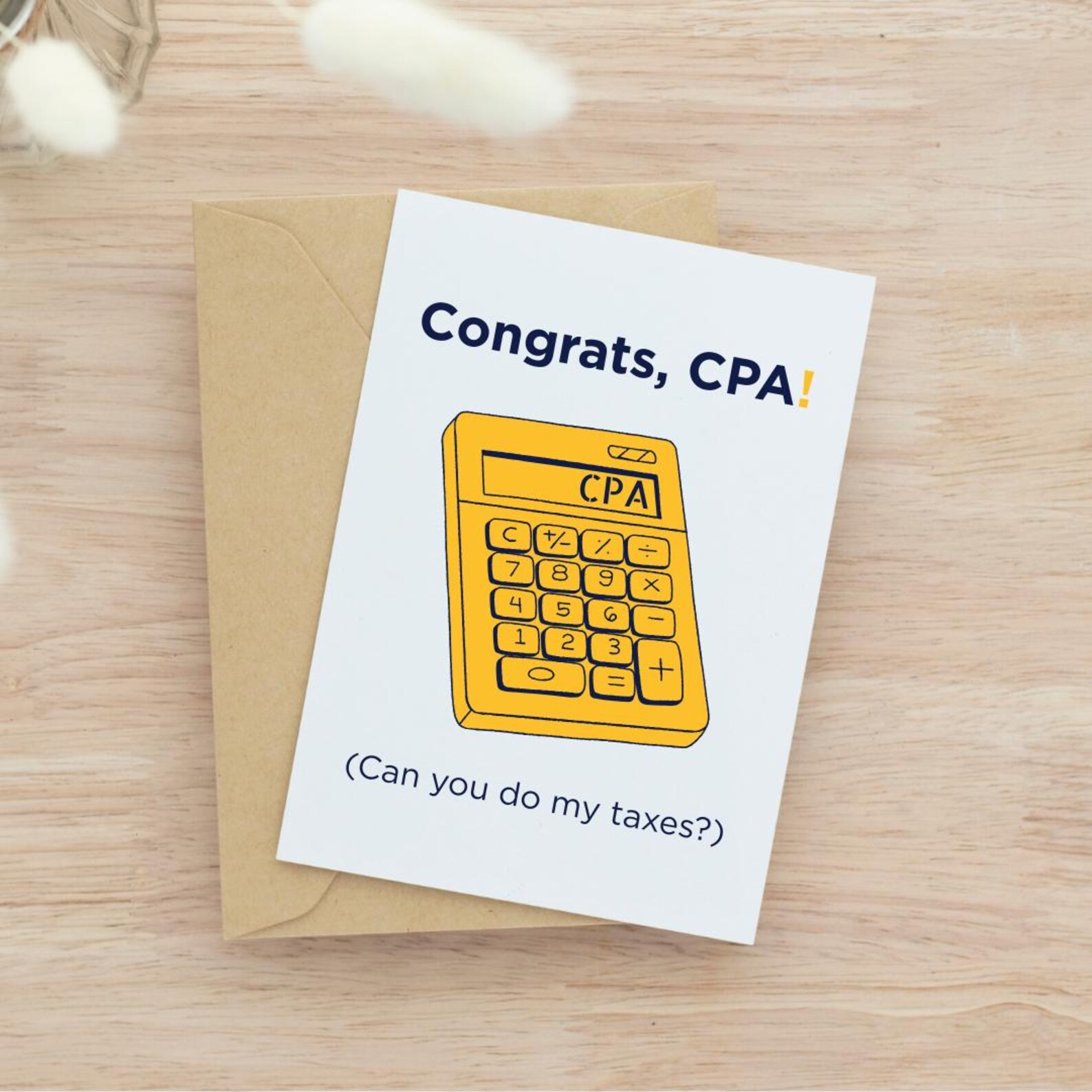 Congrats CPA Card, Funny Certified Public Accountant Graduation Card ...