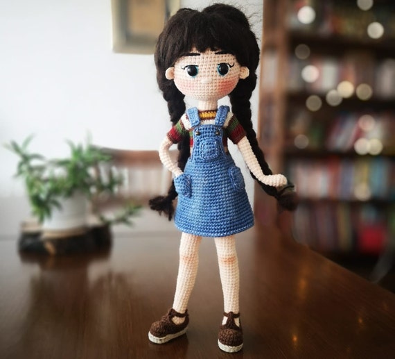 Tutorial Crochet Doll Pattern Amigurumi Doll Crochet Cute | Etsy