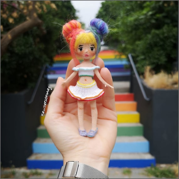 Tutorial Crochet Doll Pattern Amigurumi Doll Crochet Cute - Etsy