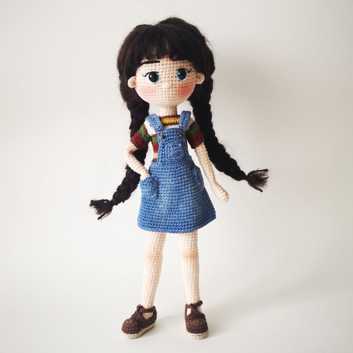 Tutorial Crochet Doll Pattern Amigurumi Doll Crochet Cute | Etsy