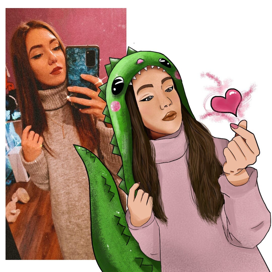 Personalized Avatar From Your Own Photo - Etsy