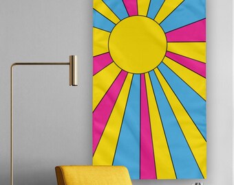 Pansexual Flag Art - Etsy