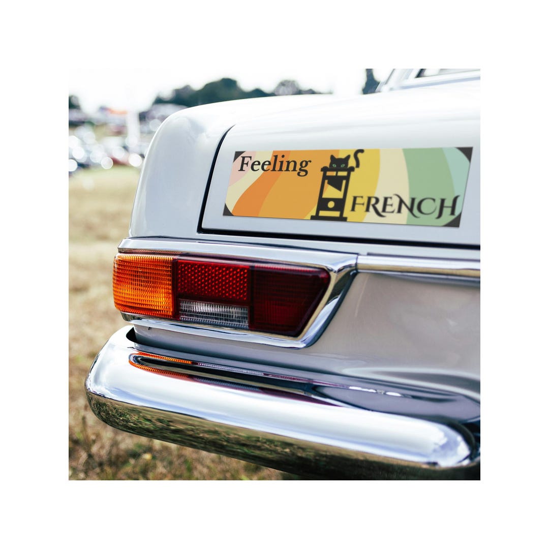 Feeling French Bumper Sticker, Guillotine, French Rev,anti-trump,fuck ...