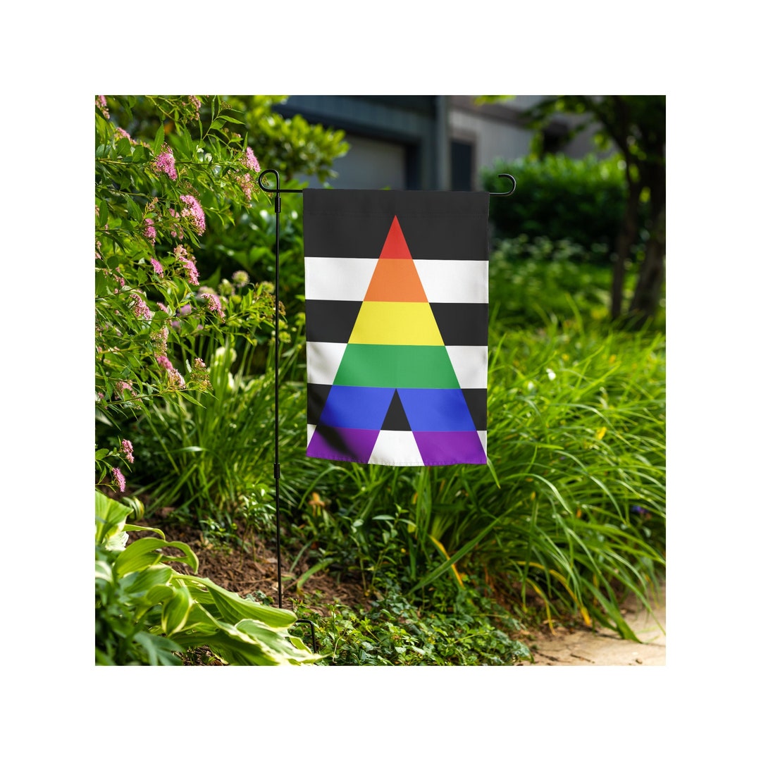 Ally Pride Garden Flag, Ally Pride Flag, Safe Person Flag, Straight ...