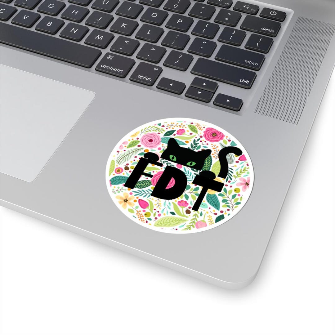 Floral FDT Sticker: Subtle Anti-trump Protest Art, No Kings, F*ck Trump ...