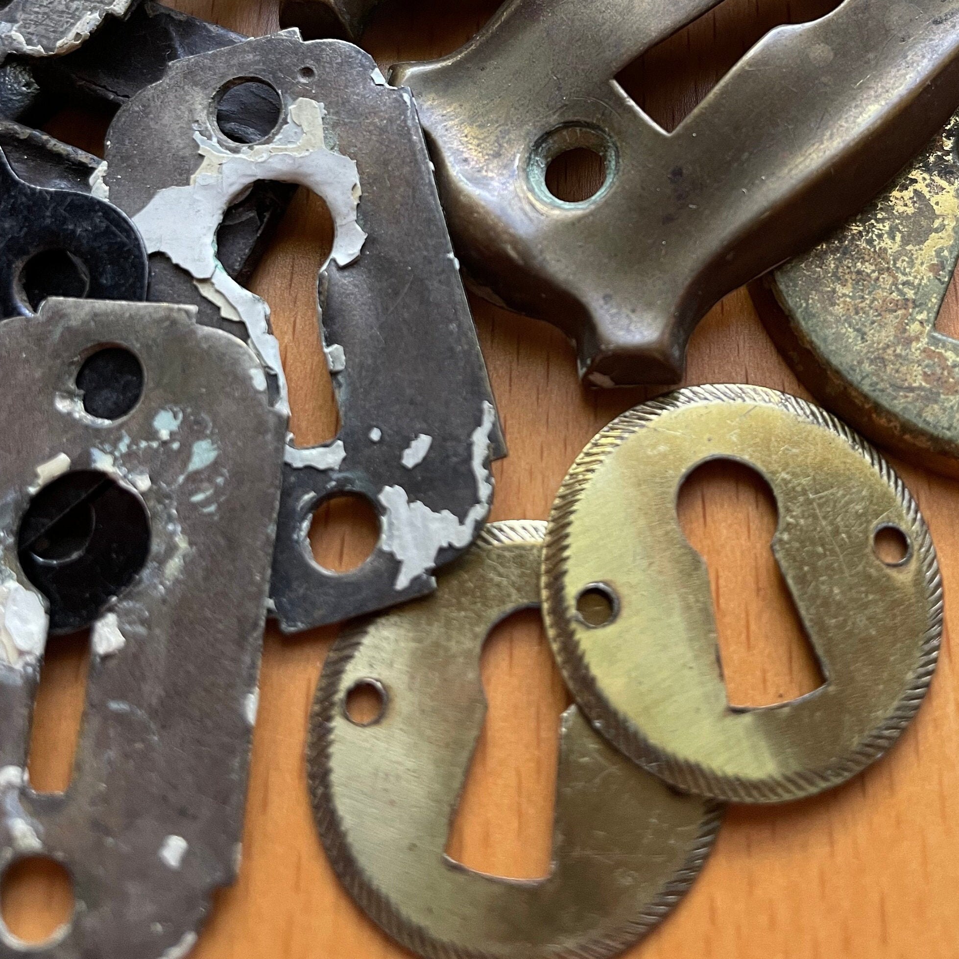 Vintage Key Hole Bracelets, Double-sided, Antique Jewelry, Repurposed ...