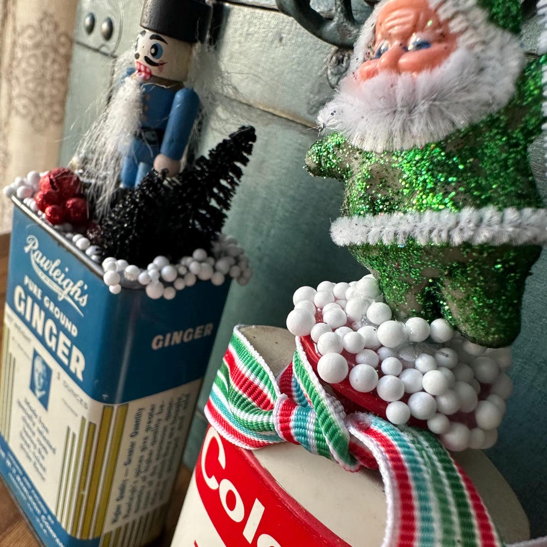 Vintage Christmas Tins, Rawleighs, Colgate, Vintage Toothpaste ...