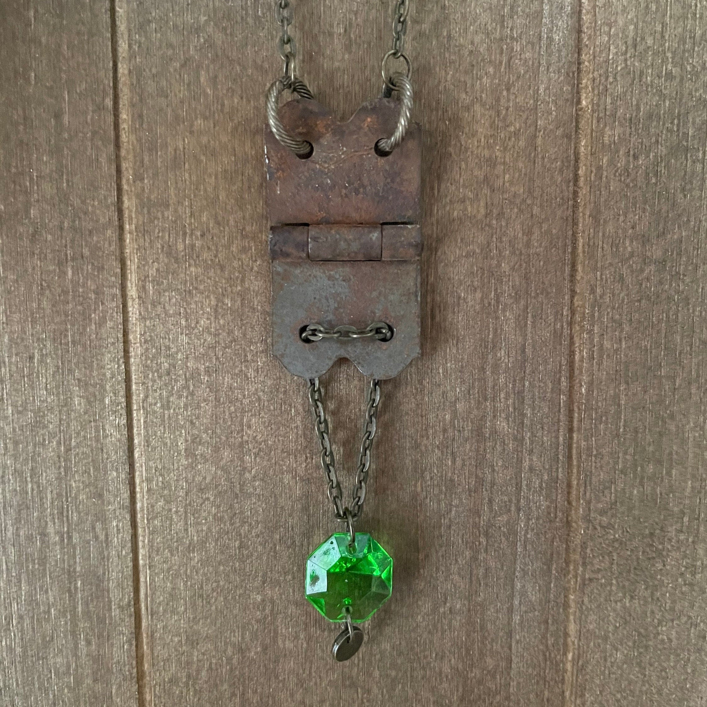 Vintage Hinge Necklace, Antique Jewelry, Chandelier Crystal, Swarovski ...