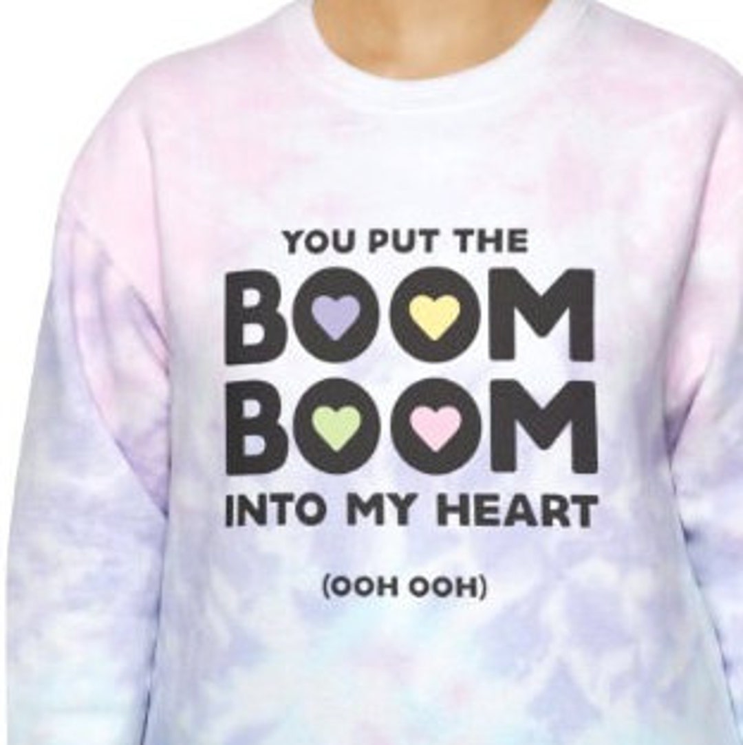 Wham, You Put the Boom Boom Into My Heart Sweatshirt, Tye Dye, George ...