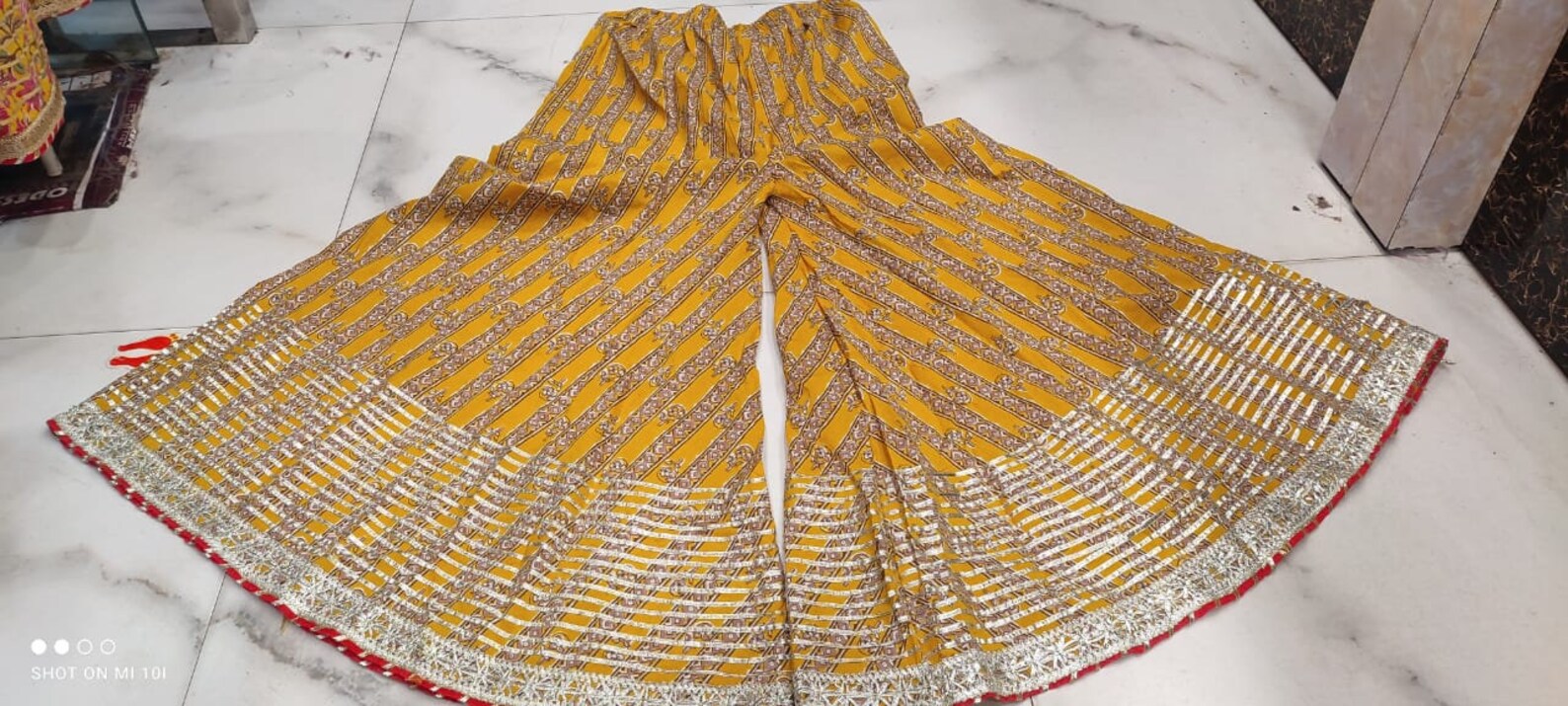 Traditional Indian Angrakha Style Flared Anarkali Gown With | Etsy