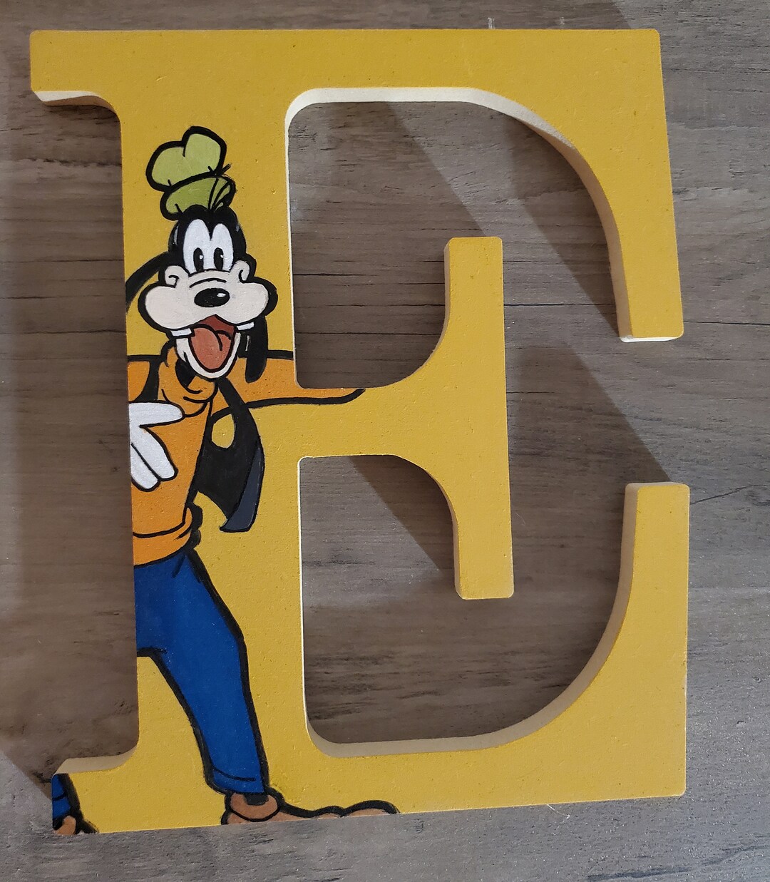 Hand Painted Goofy Alphabet Letter Art - Etsy