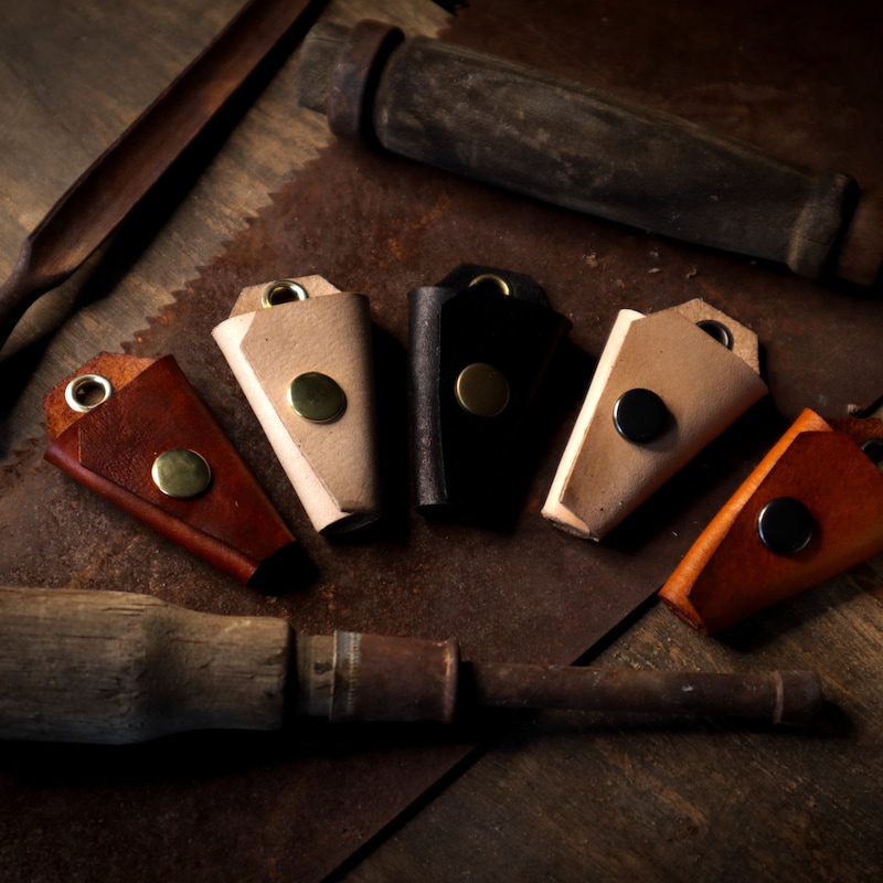 Leather Key Holder - Etsy