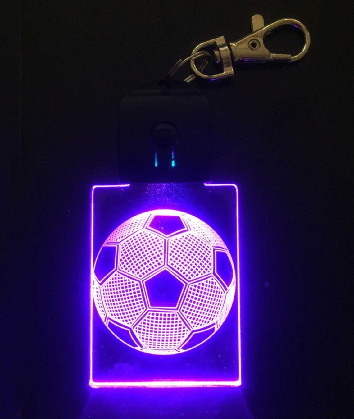 LED Badge Rechargeable LED Light up Badge Vendor Badge Con - Etsy