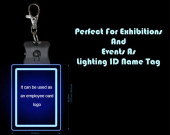 Acrylic Led Badge - Etsy