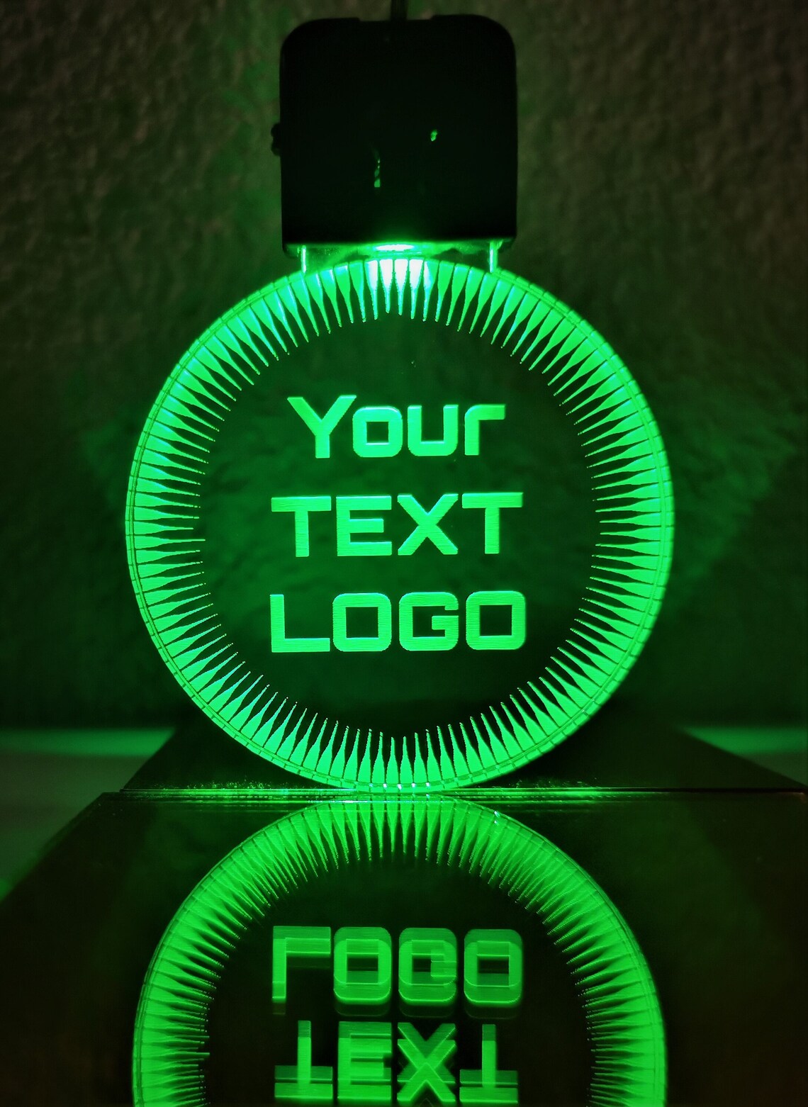 LED Badge Rechargeable LED Light up Badge Vendor Badge Con - Etsy