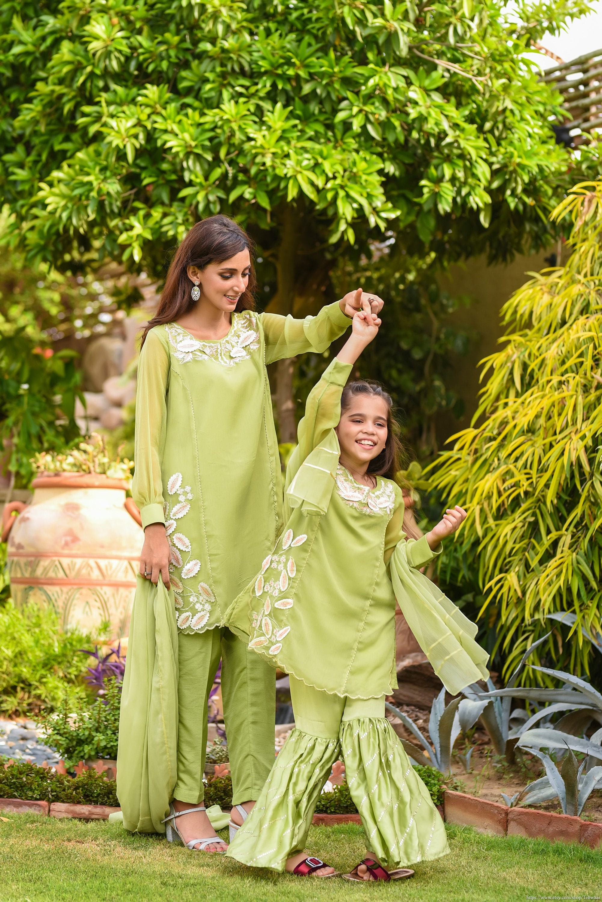 Pakistani Embroidered Woman Shalwar Kameez - Etsy